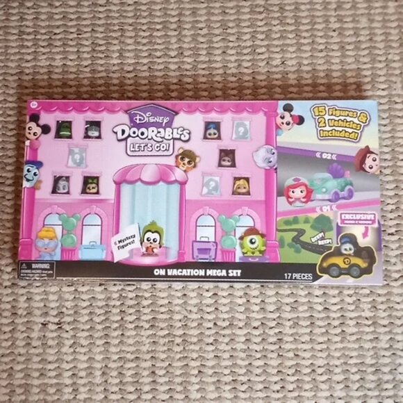 Disney | Toys | Disney Doorables Mega Set 5 Figures 2 Vehicles Included ...